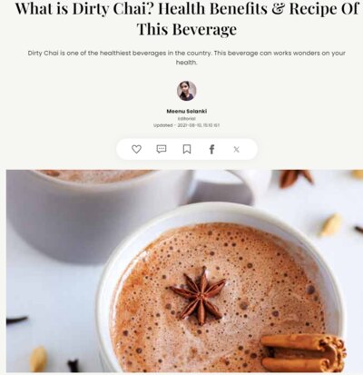 Fact Check: Can dirty chai bring down cholesterol levels?