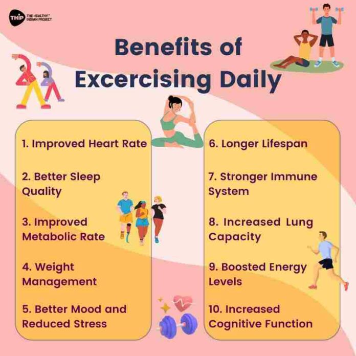 Daily exercise routine: How it can affect your body?- THIP Media