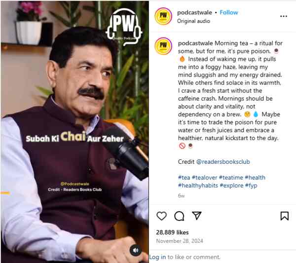 Fact Check: Is drinking morning tea same as poison?