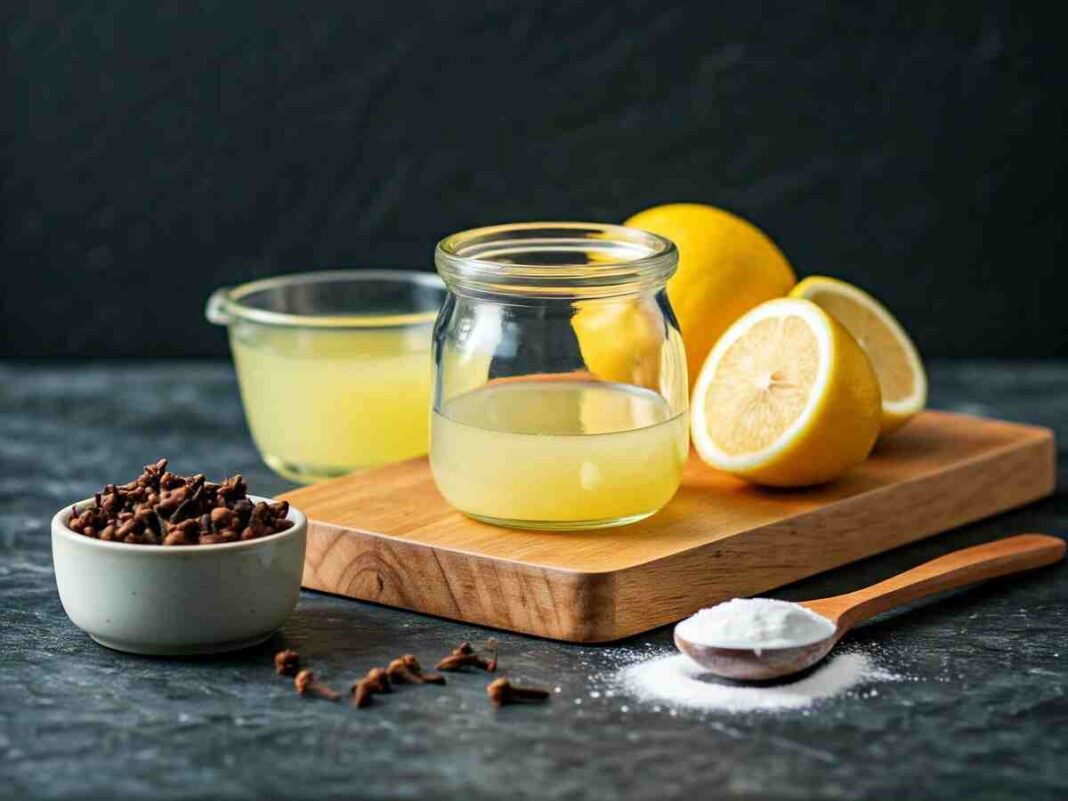 Can lemon juice, cloves and baking soda cure nail fungus at home?
